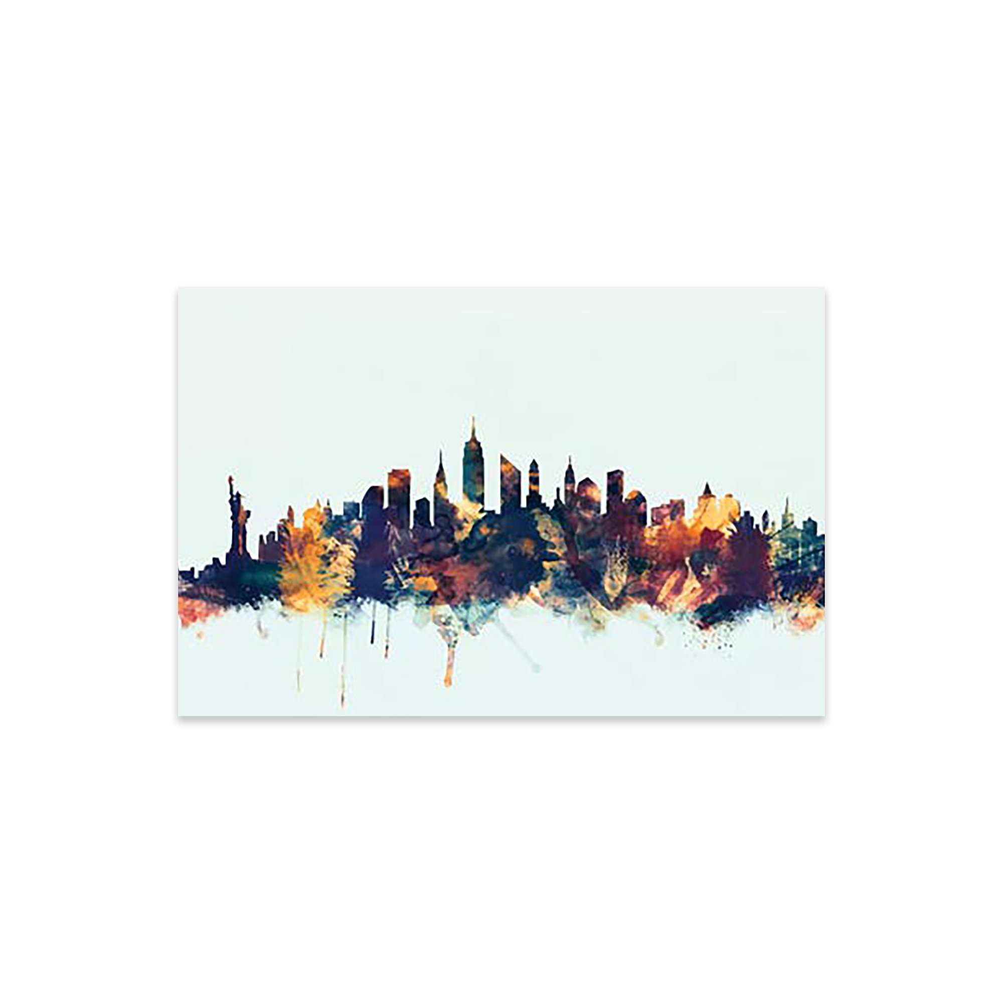 Hokku Designs New York City, New York, USA II On Blue Print On Acrylic ...
