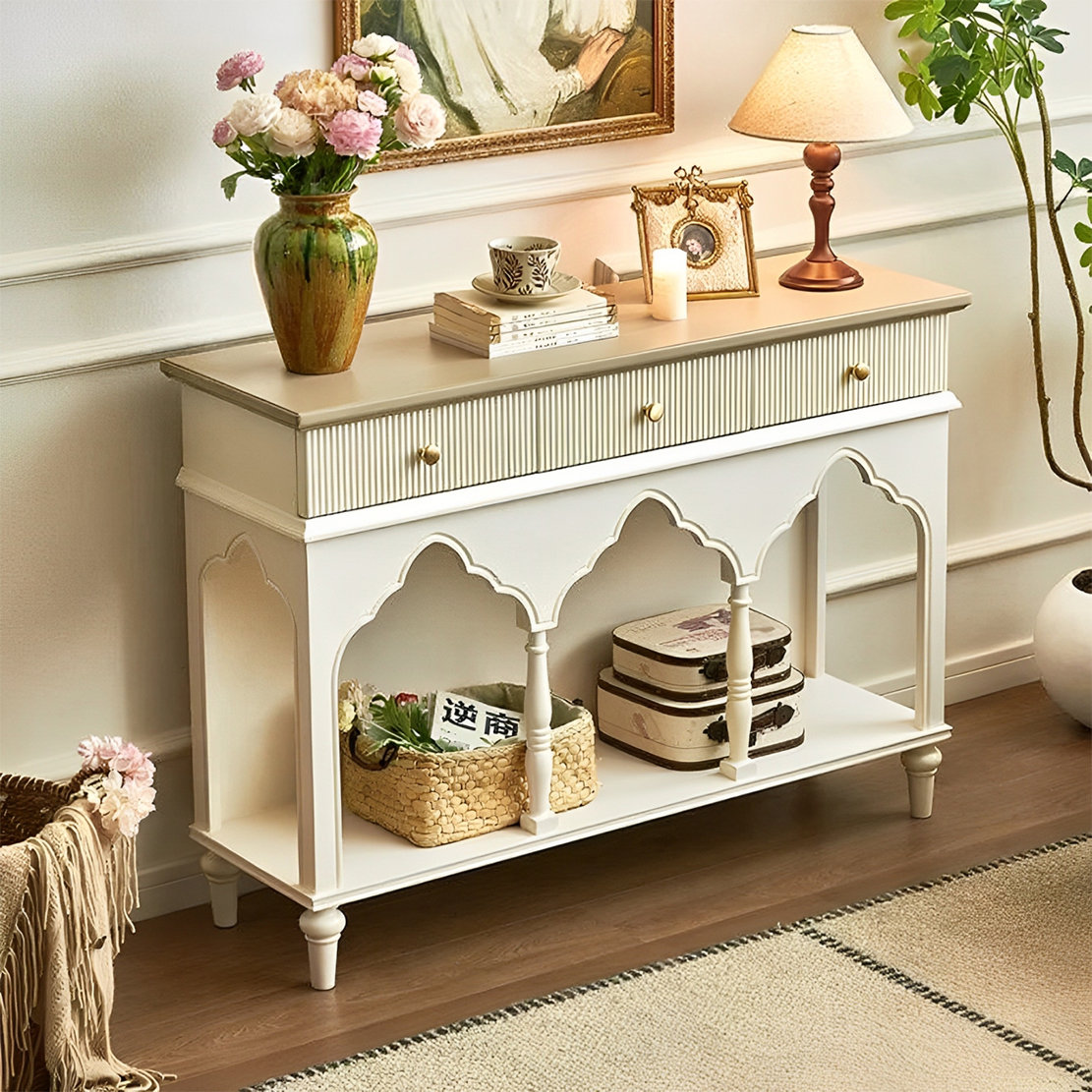 Canora Grey Retro Multifunctional Console Table | Wayfair