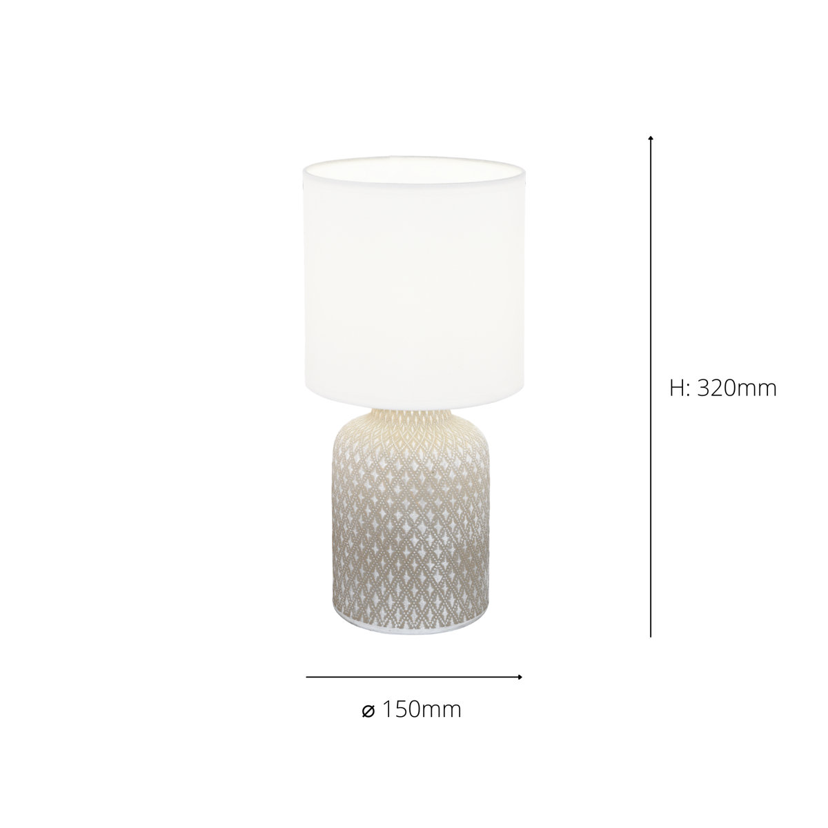 Lily Manor Hadley 32cm Table Lamp & Reviews | Wayfair.co.uk