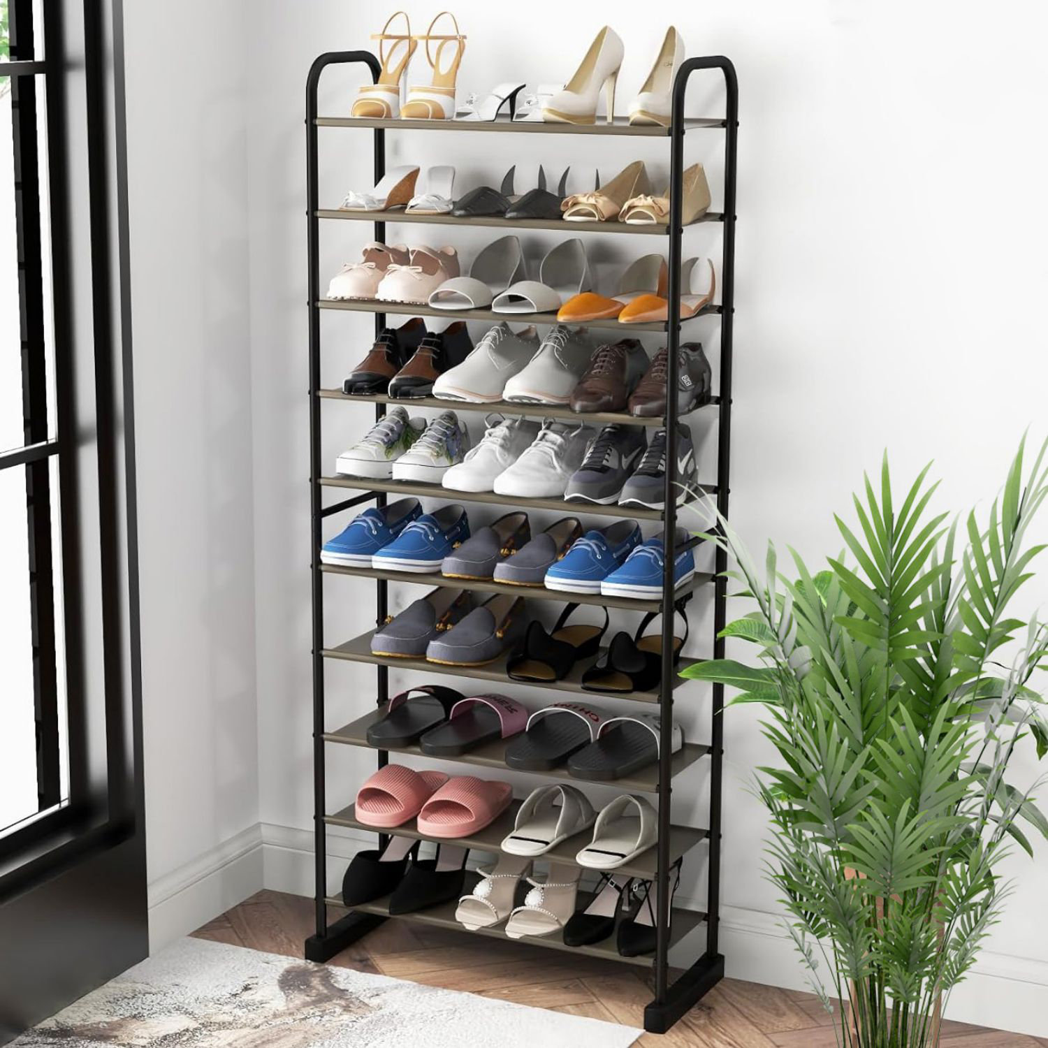 Rebrilliant 30 Pair Shoe Rack | Wayfair