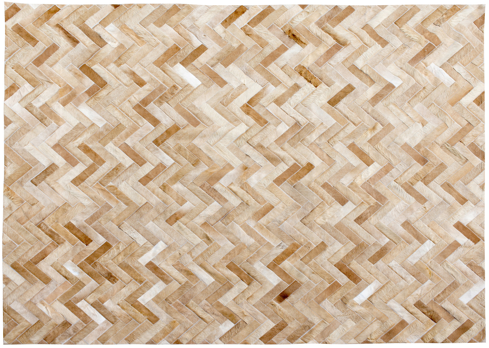 Art Hide Espina Rectangle 6'6" x 9'8" Cowhide Geometric Area Rug in ...