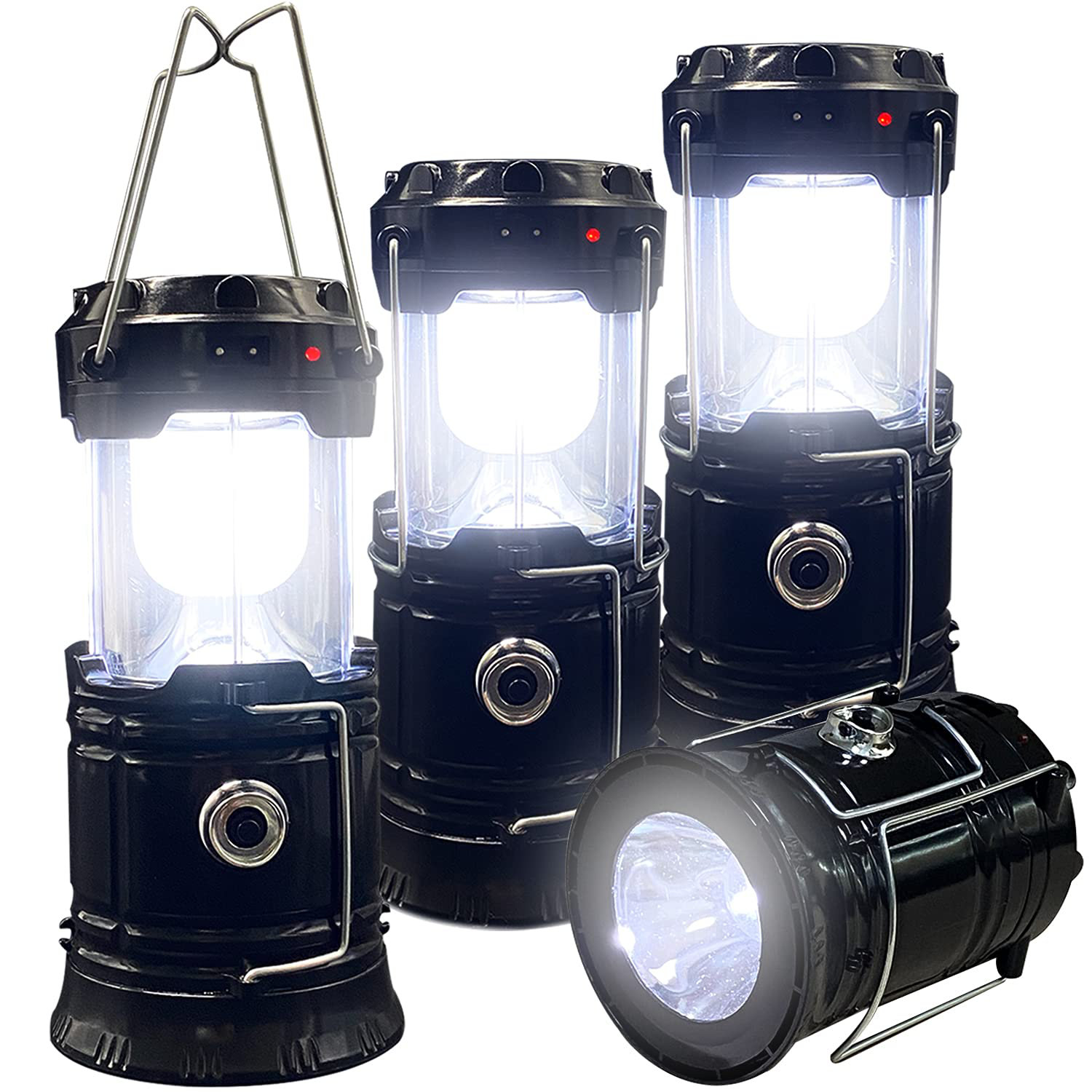 QUALITY FLOORING INC. Collapsible Portable LED Camping Lantern ...