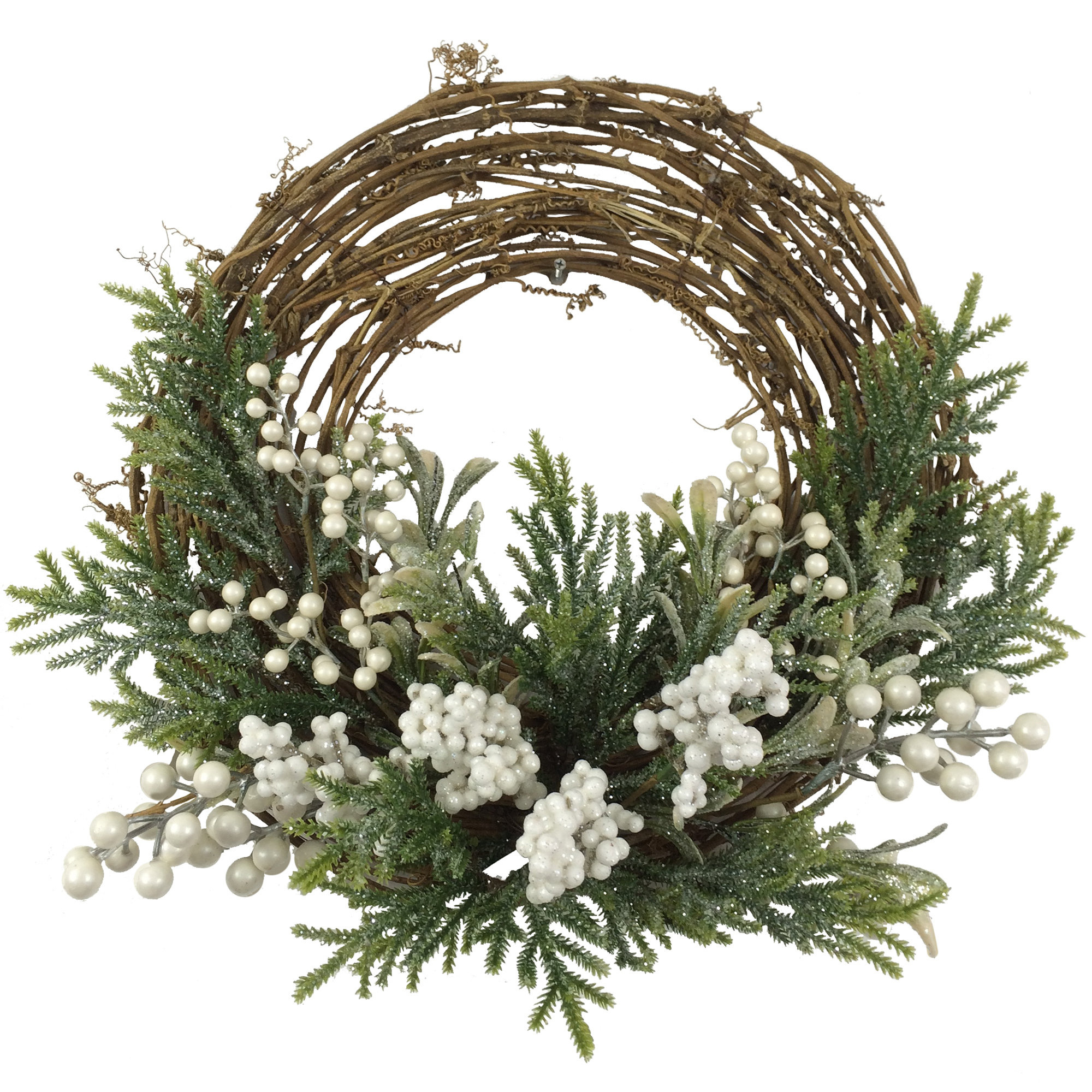 The Holiday Aisle® 24" Plastic Wreath | Wayfair