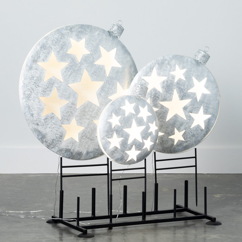 Clover Lane Maison De Noel Metal Outdoor Christmas Decoration | Birch Lane