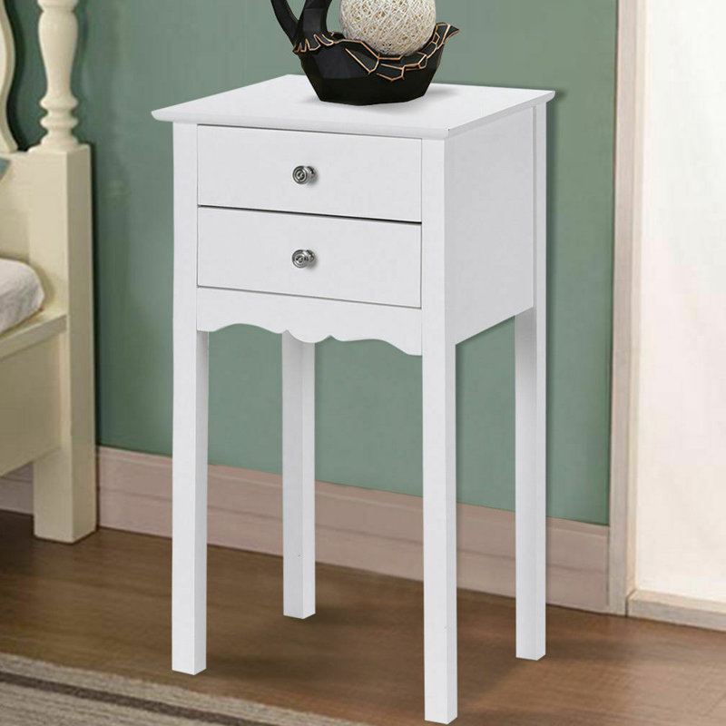 August Grove® Volz Manufactured Wood Nightstand & Reviews | Wayfair