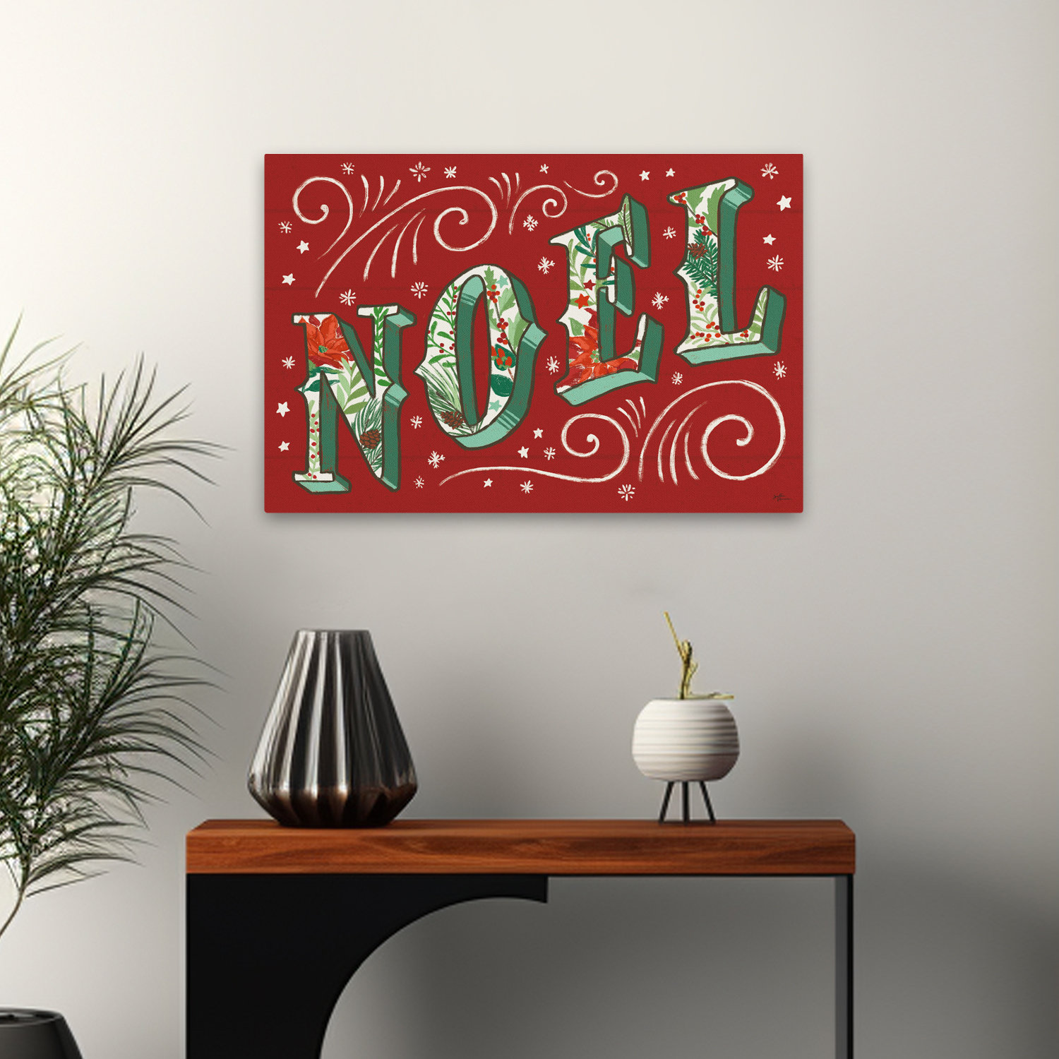 Ophelia & Co. Holiday Joy II - Christmas French Holiday Noel Art | Wayfair