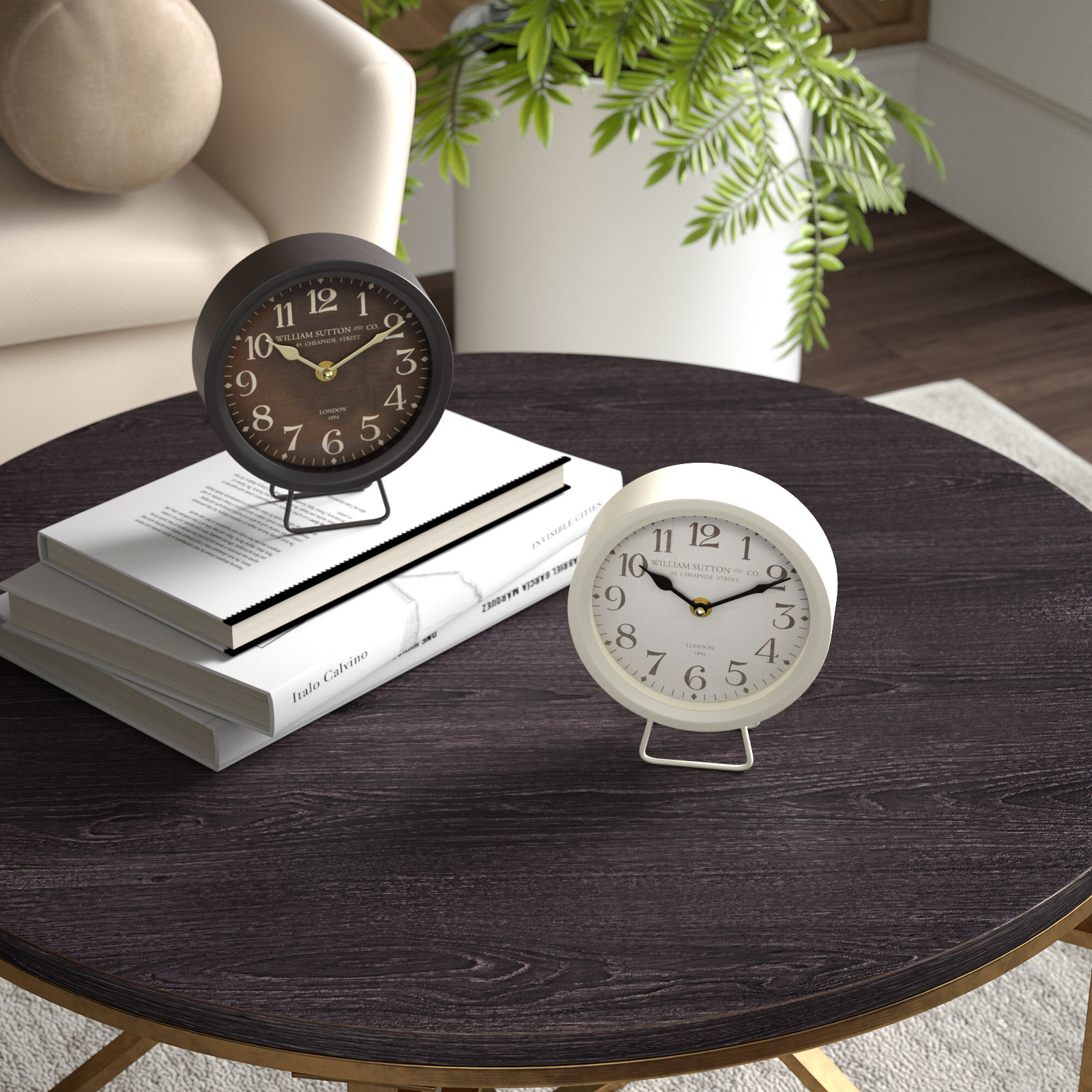 Mercury Row Analog Metal Mechanical Tabletop Clock & Reviews - Wayfair ...