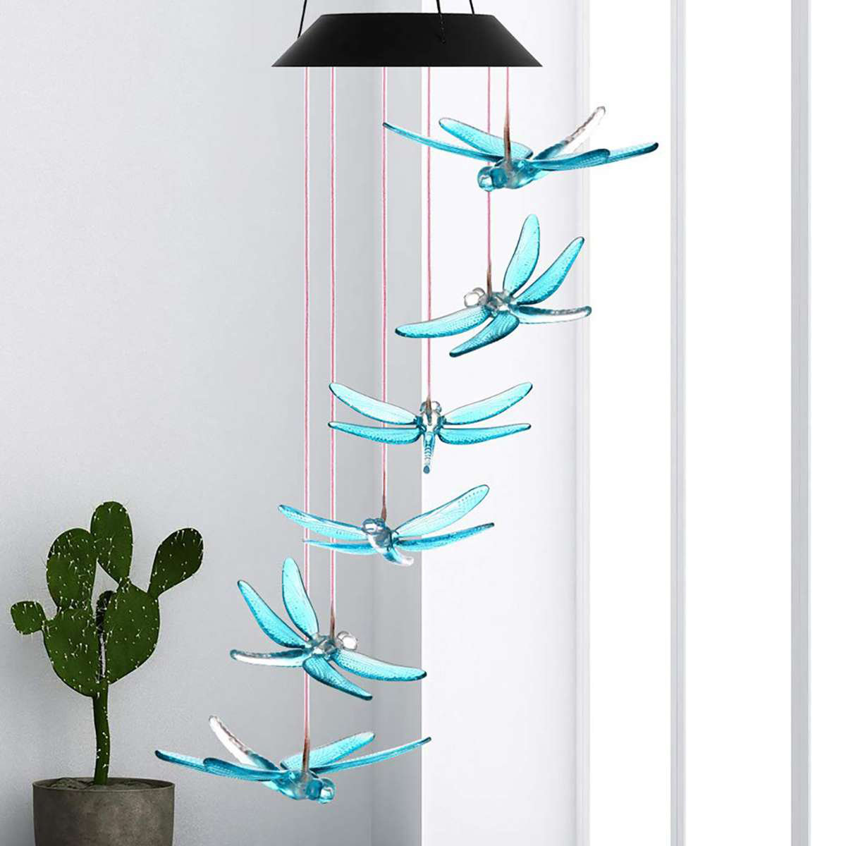 Arlmont & Co. Agnessa Dragonfly Solar Wind Chime & Reviews - Wayfair Canada