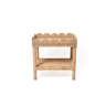Zaara's Market Scallop Rattan Side Table | Wayfair