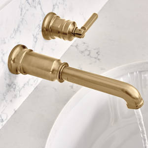Brizo Invari® Single-Handle Floor Mount Tub Filler | Perigold