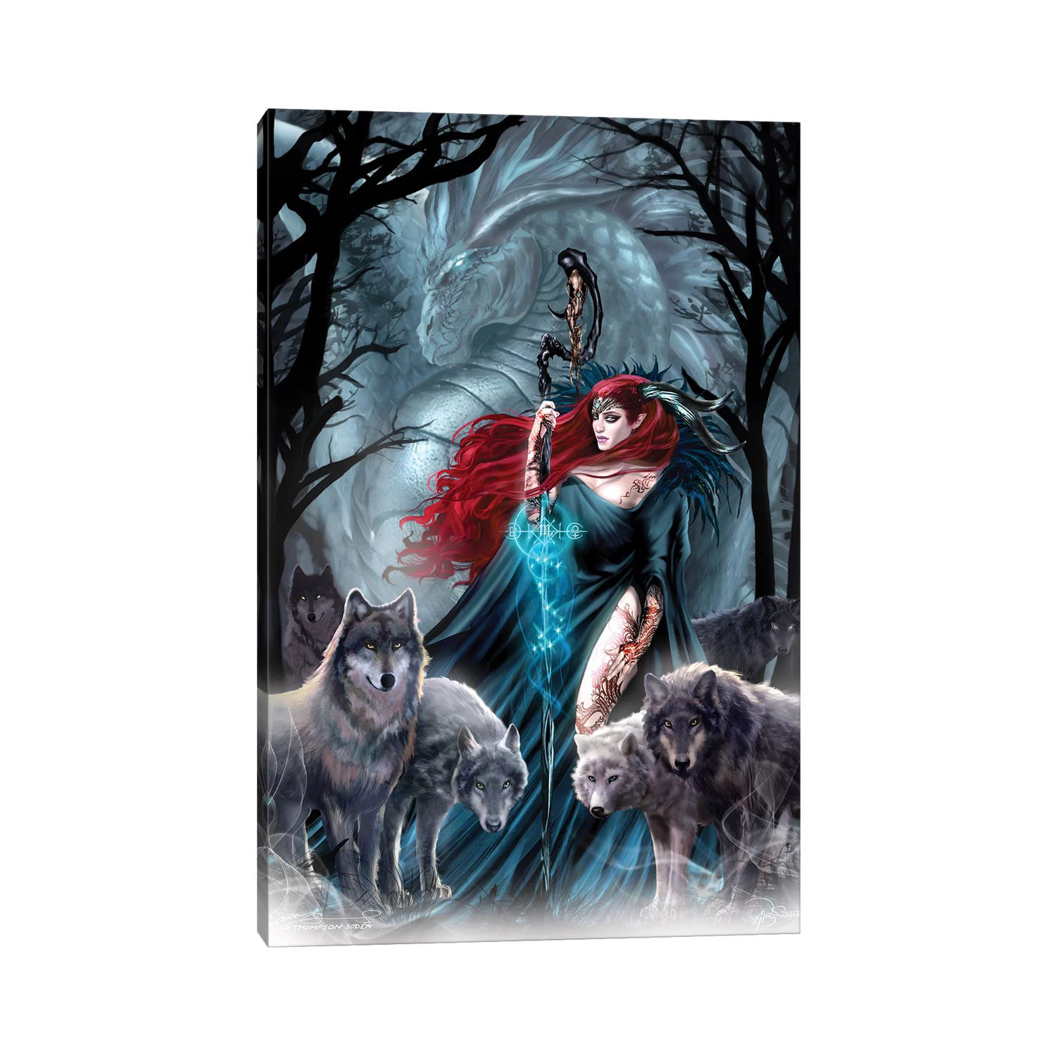 East Urban Home Zodiac Scorpio by Ruth Thompson - Wrapped Canvas ...