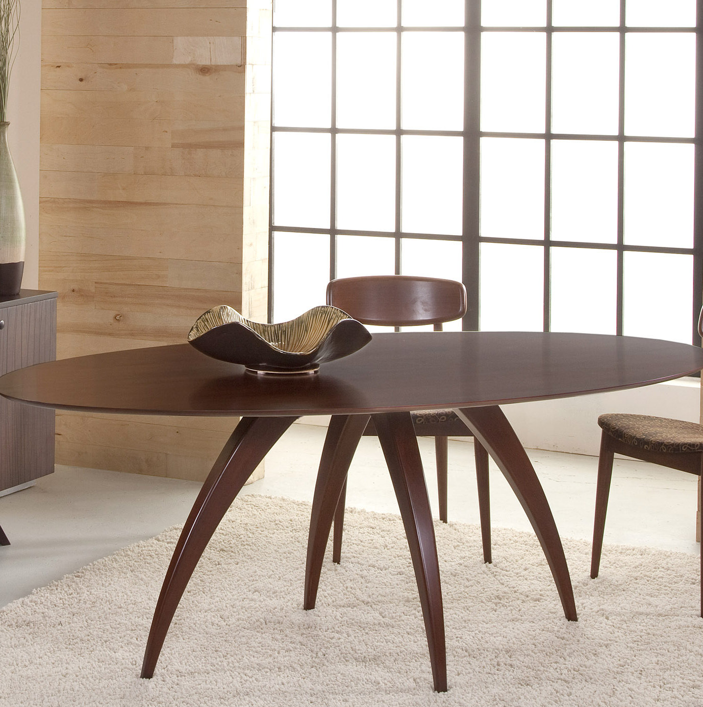 Corrigan Studio® Cullum Ellipse Solid Wood Dining Table & Reviews | Wayfair