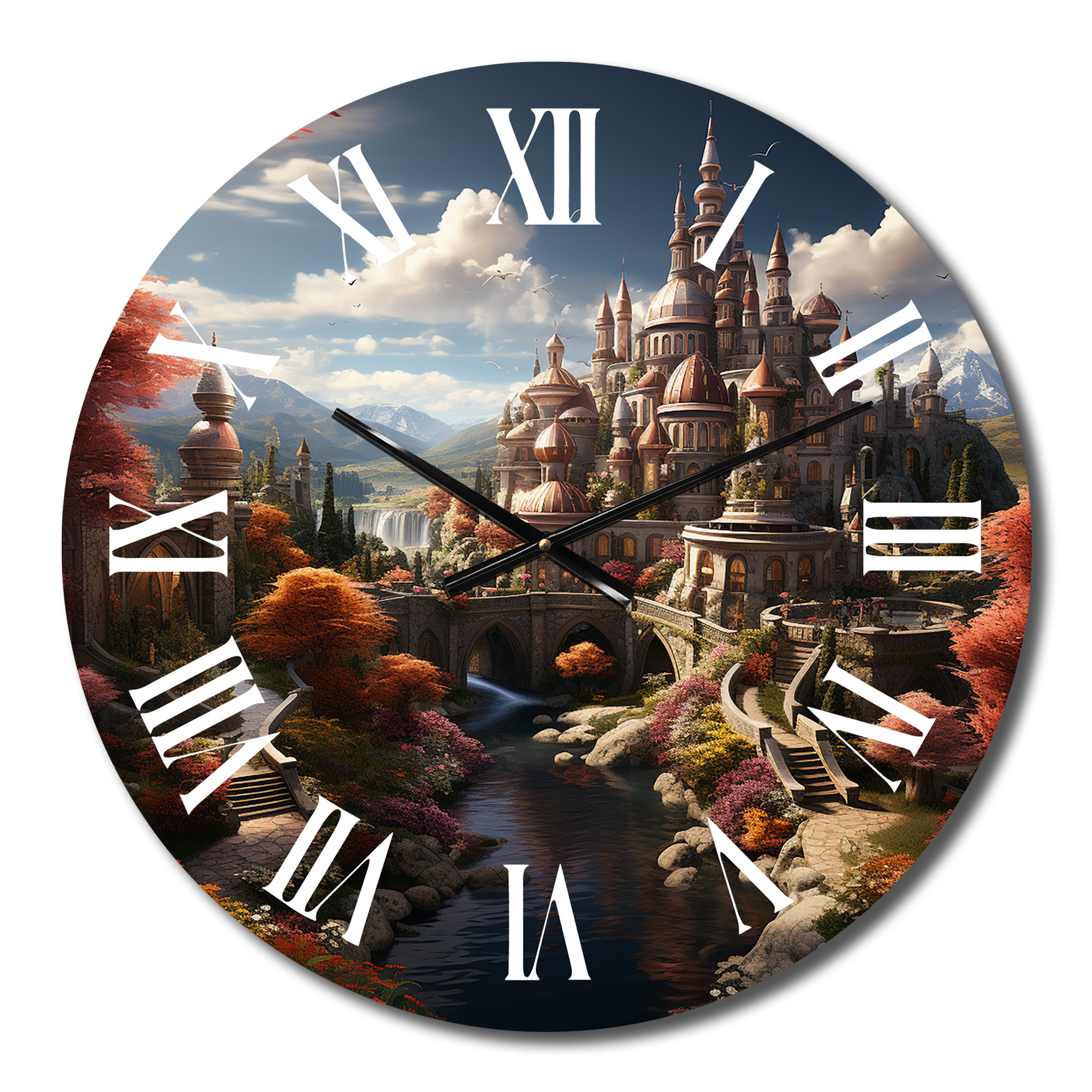 East Urban Home Fantasy Fantasy Realms Follow - Fantasy Wall Clock ...