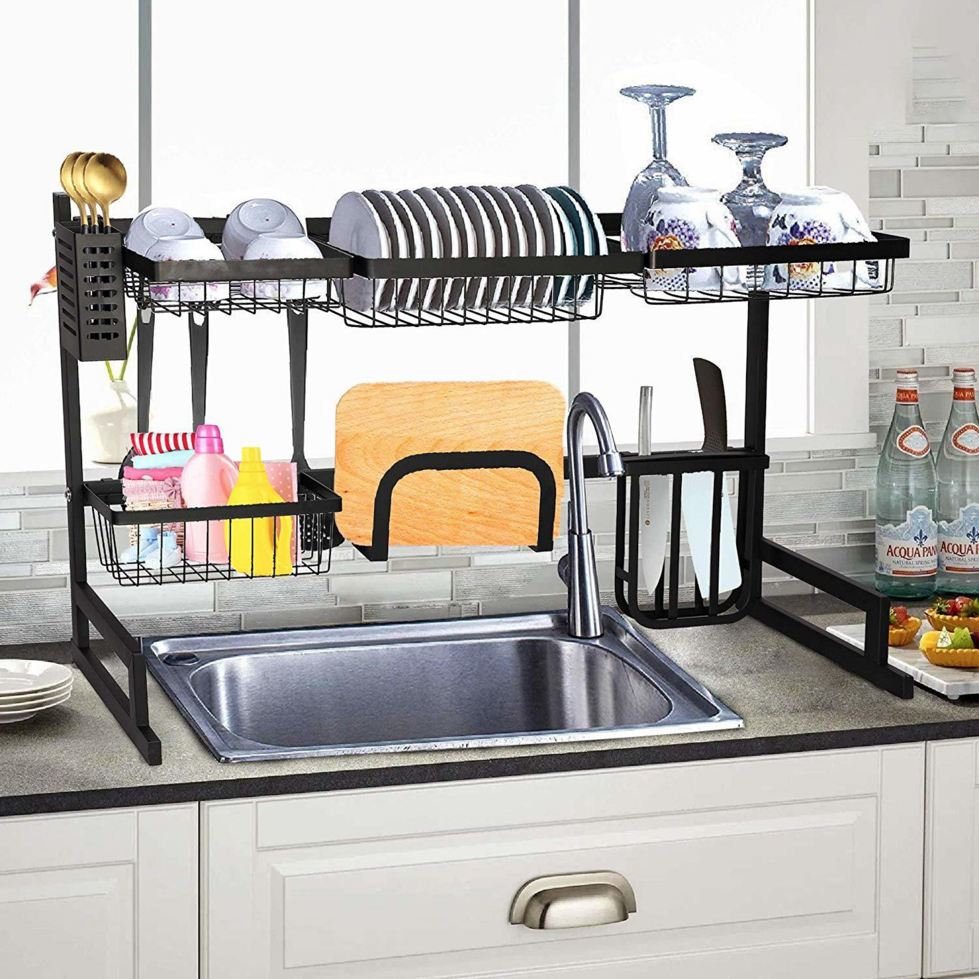 MUSSALLEM AREA RUG SPECIALIST, LLC Over The Sink Dish Drying Rack ...