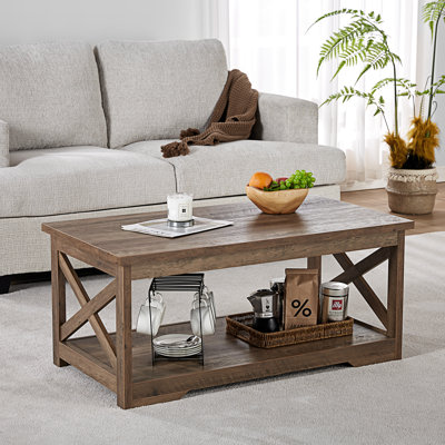 Laurel Foundry Modern Farmhouse Chiara 2 Piece Coffee Table Set ...