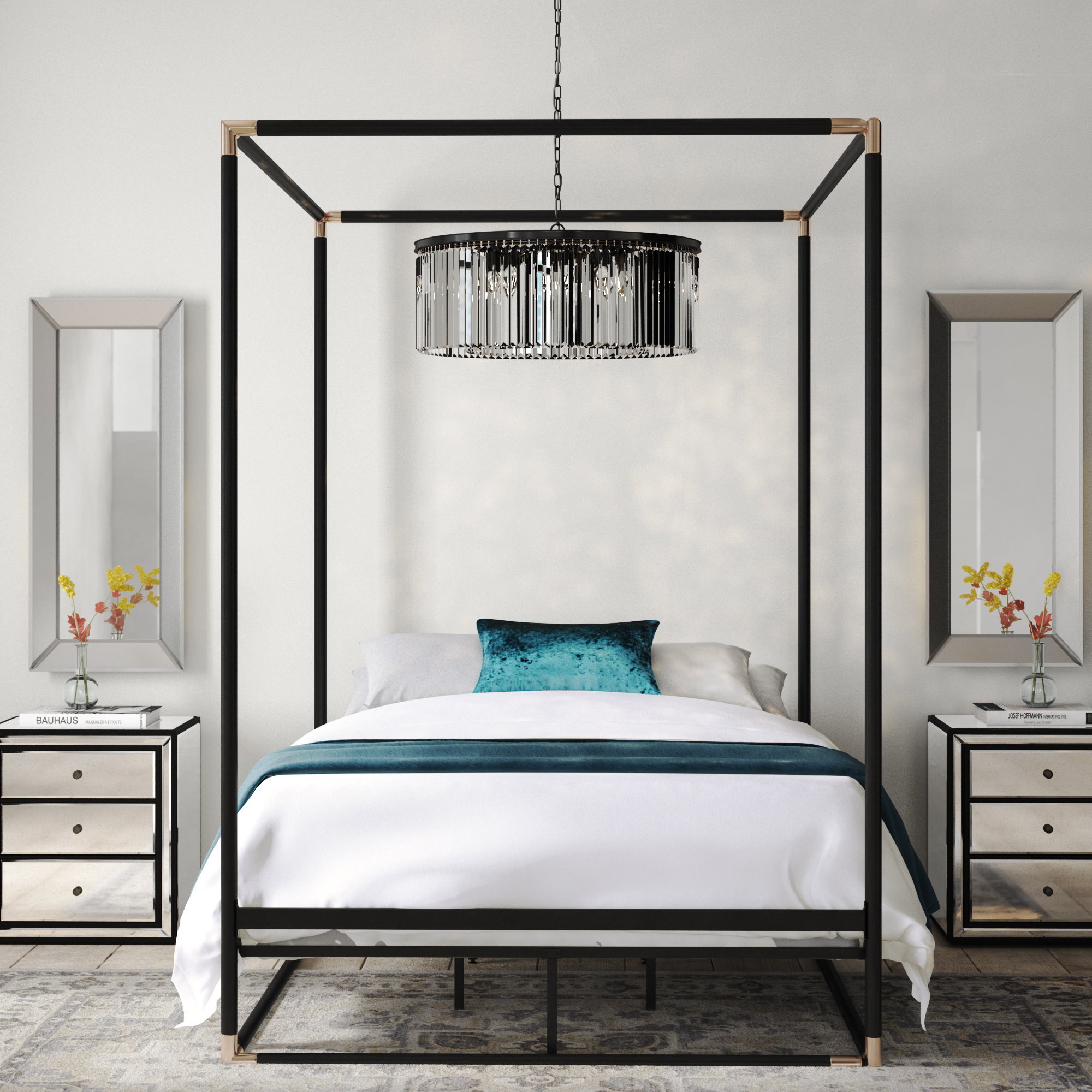 Greyleigh™ Billie Queen Canopy Bed & Reviews - Wayfair Canada