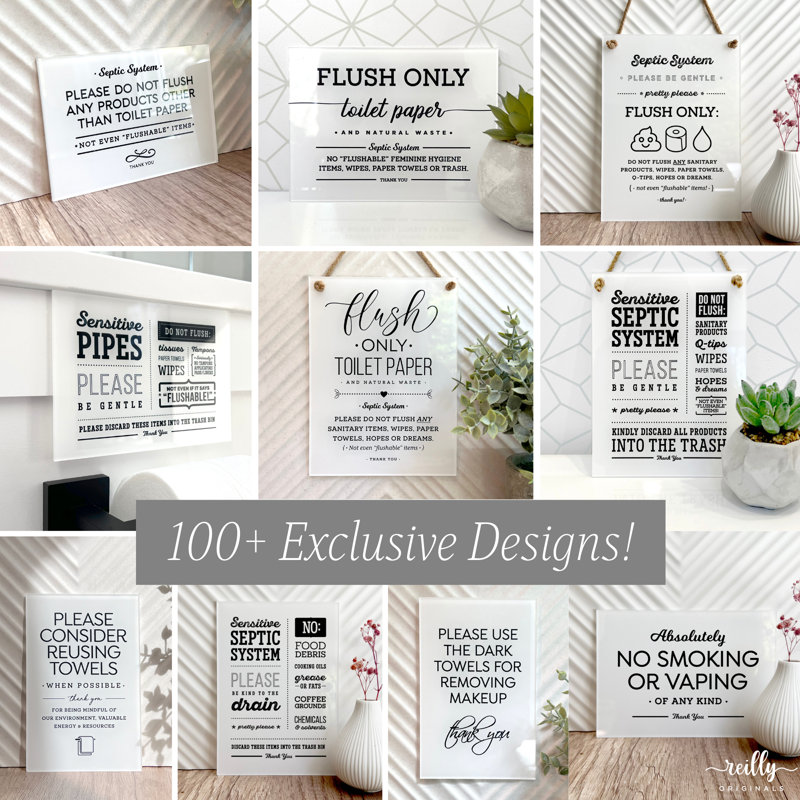 Reilly Originals Flush Only Toilet Paper, Pee & Poo Cute Emoji Bathroom ...