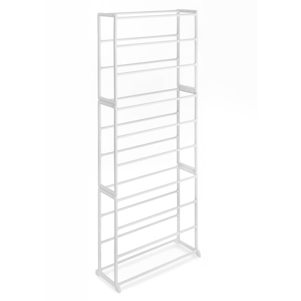 Rebrilliant Floor 10-Tier 30 Pair Shoe Rack & Reviews | Wayfair