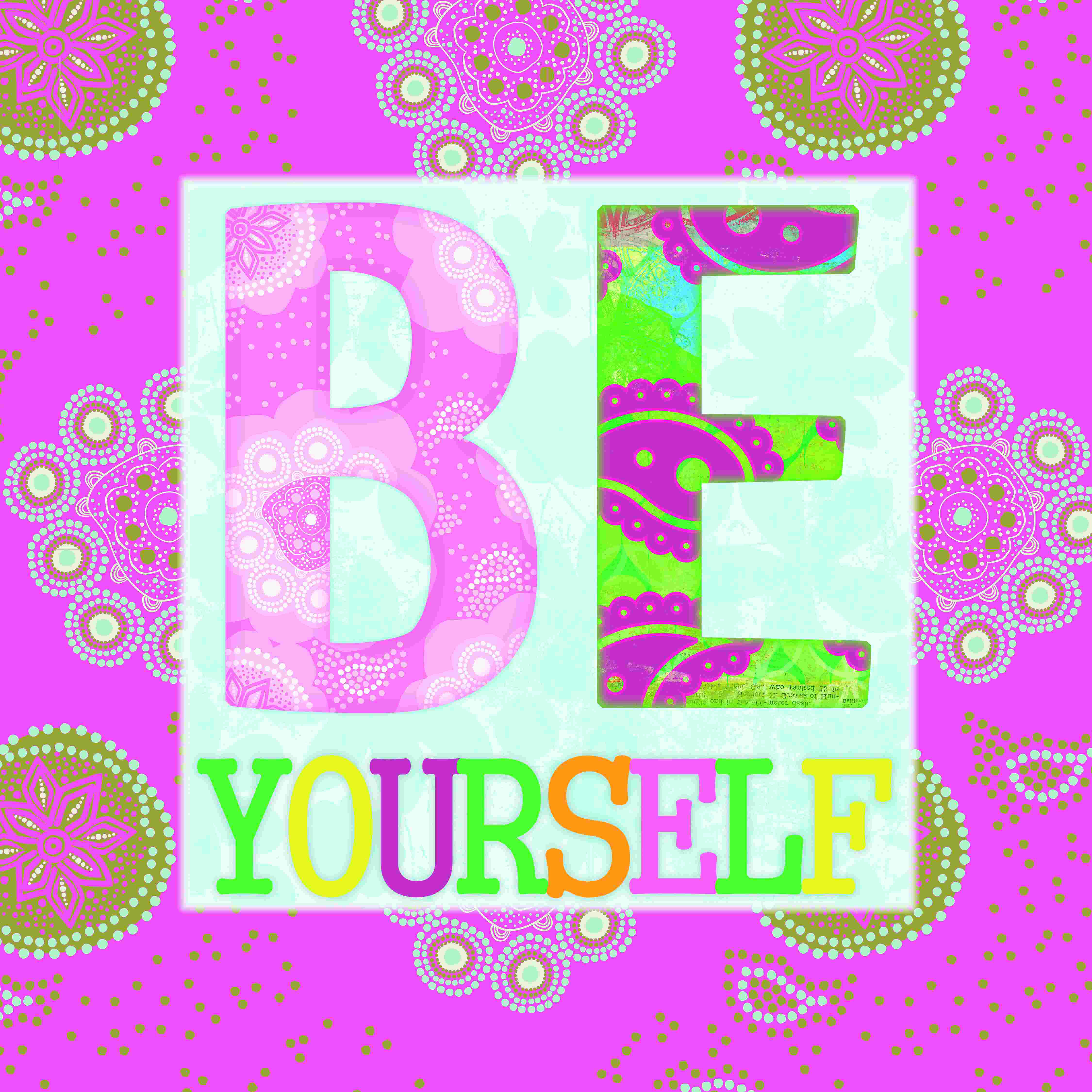 Trinx Be Yourself Pink 2 | Wayfair