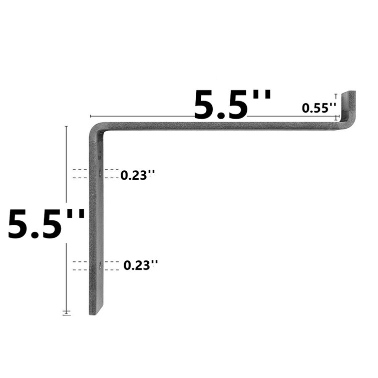 17 Stories Wilger 2 Piece Bracket Shelf | Wayfair