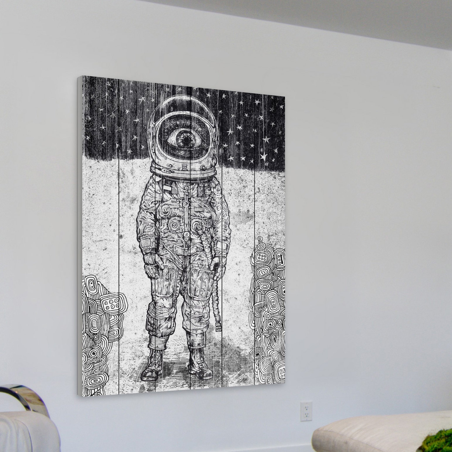 Marmont Hill "A New World" Print on White Wood - Wayfair Canada