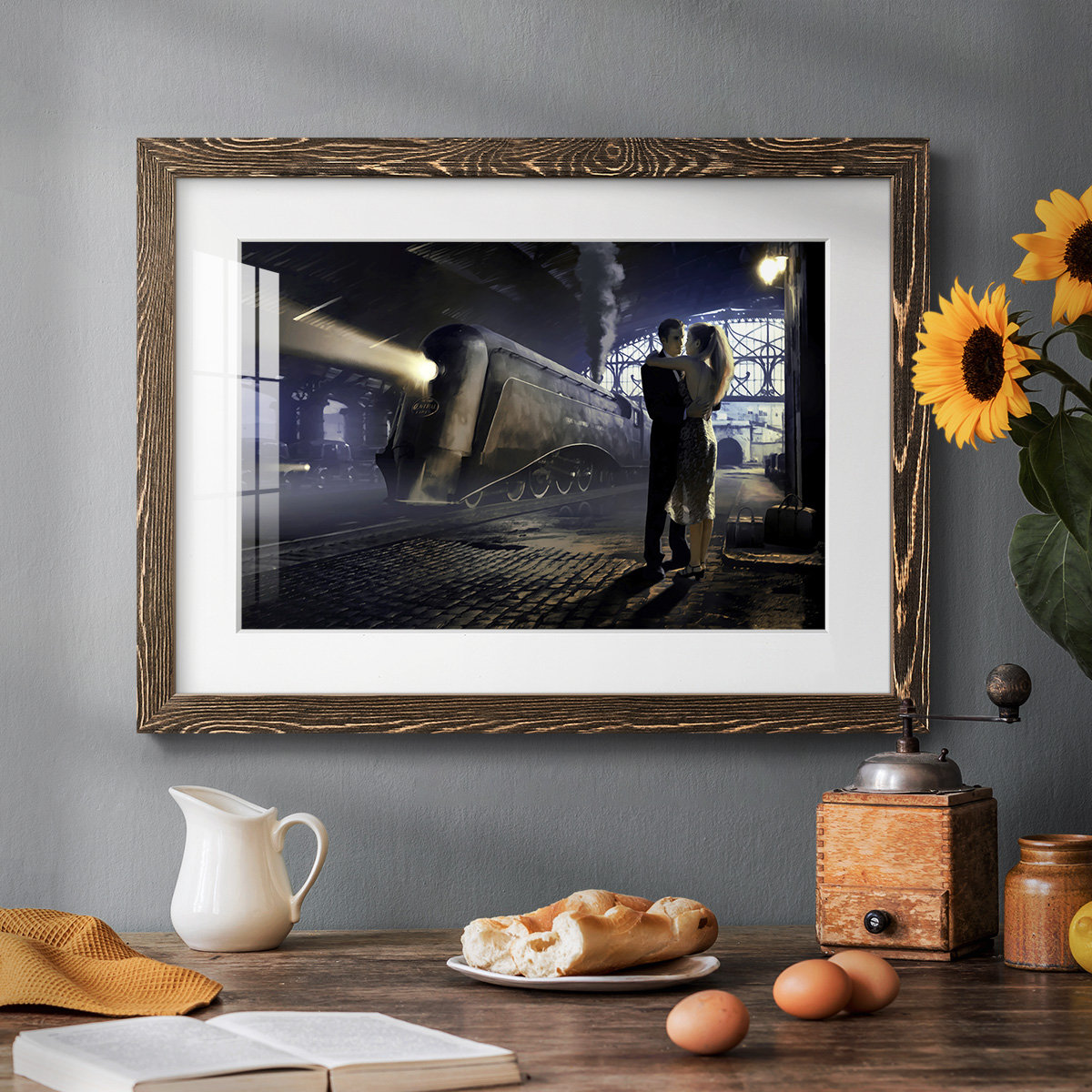 Latitude Run® Train Depot - Single Picture Frame Print | Wayfair