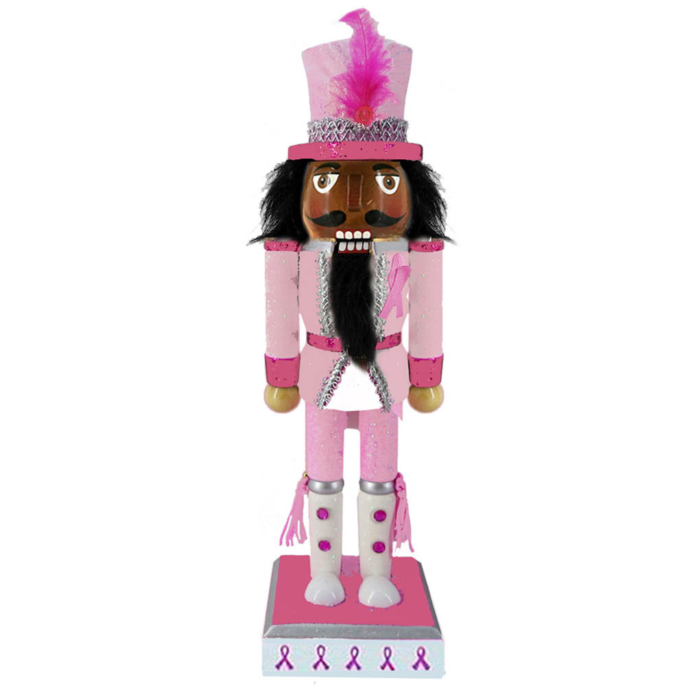 The Holiday Aisle® Breast Cancer Support Soldier Nutcracker & Reviews ...