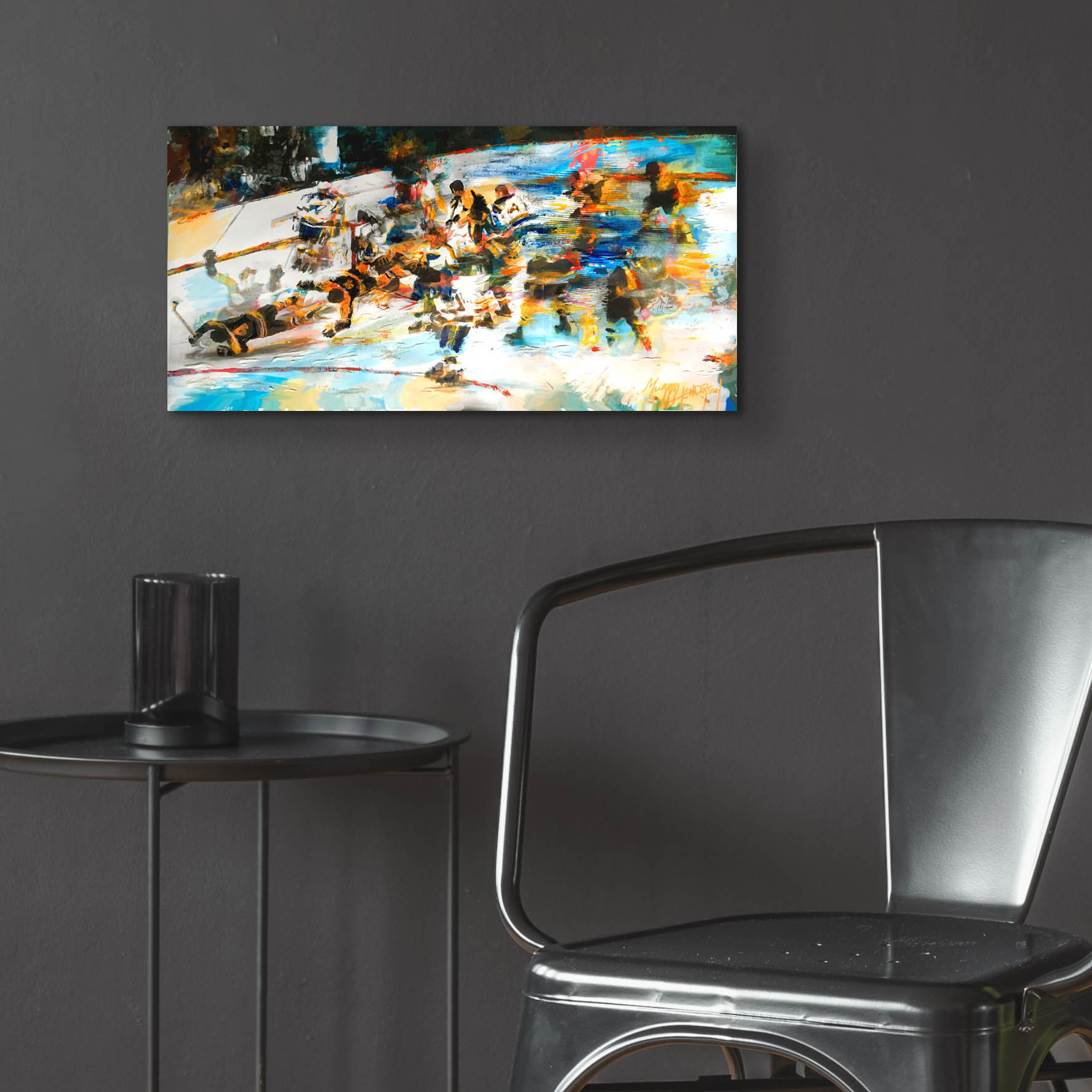 Latitude Run® 'Bobby Scores 1' by Murray Henderson Fine Art, Acrylic ...