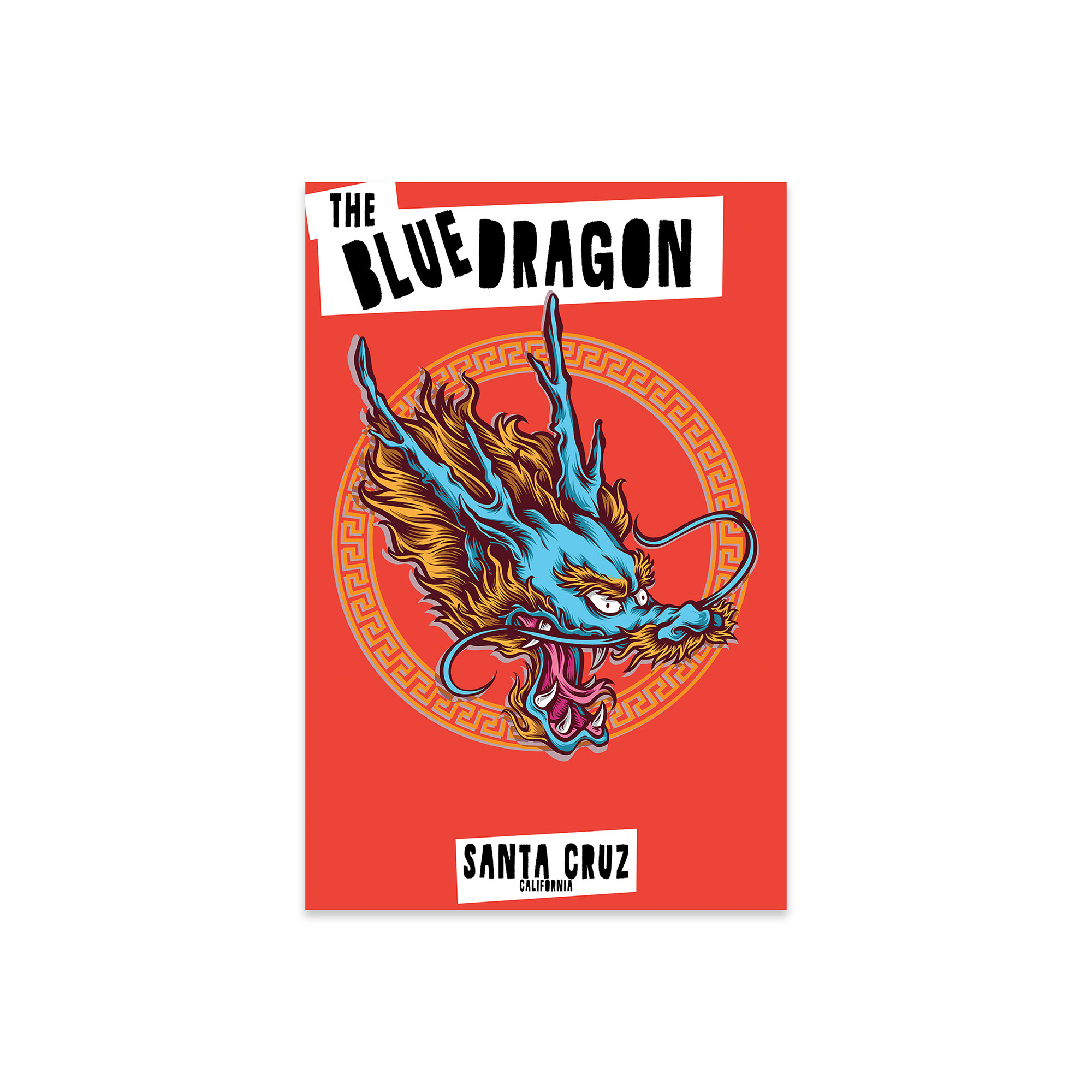 Trinx The Blue Dragon Print On Acrylic Glass - Wayfair Canada