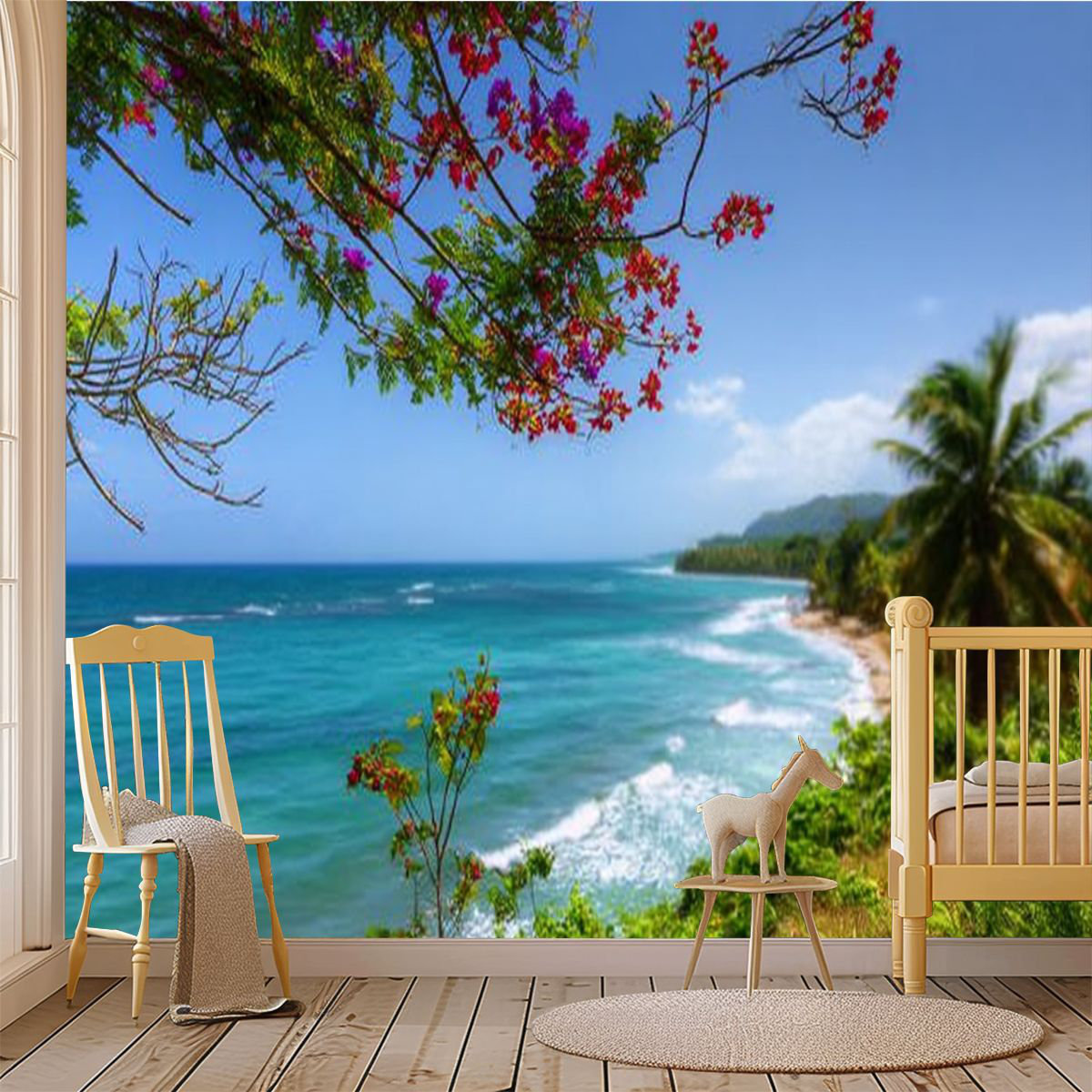 Bay Isle Home™ Peel and Stick Wallpaper Wall Mural Tropical Puerto Rico ...