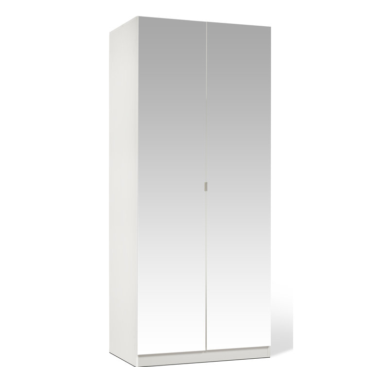 Metro Lane Bridgeview 2 Door Wardrobe & Reviews | Wayfair.co.uk
