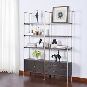 StyleCraft Home Dann Foley Storage Bookcase | Wayfair