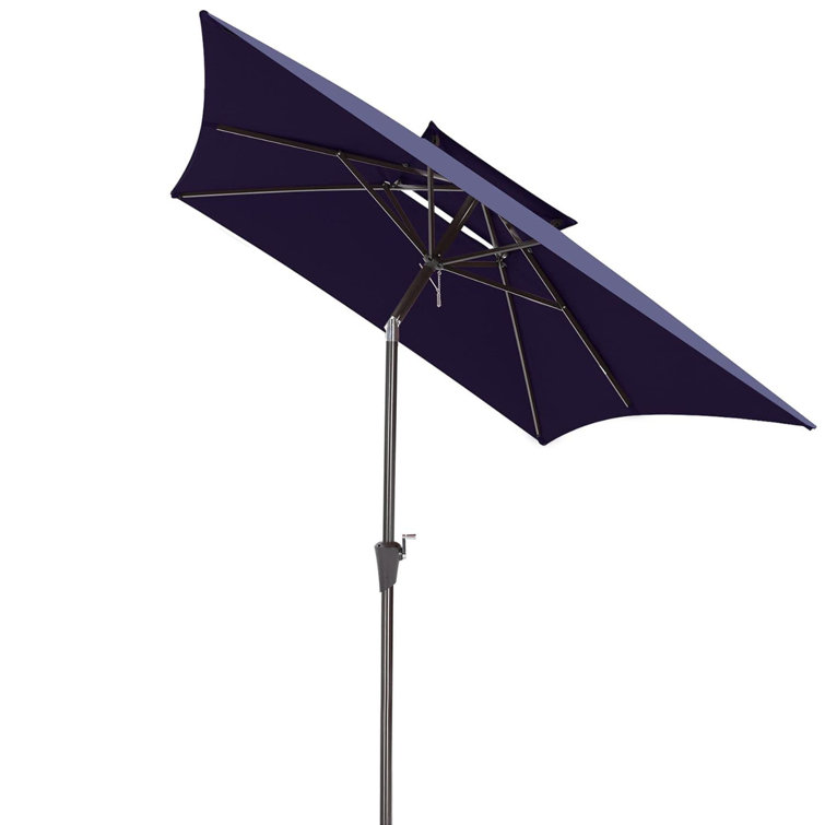 Arlmont & Co. Durella 120'' Beach Umbrella | Wayfair