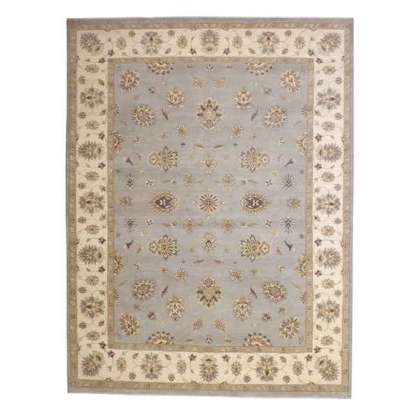 Isabelline Megail One-of-a-Kind 9.0x11.10 Area Rug Soft Green | Wayfair