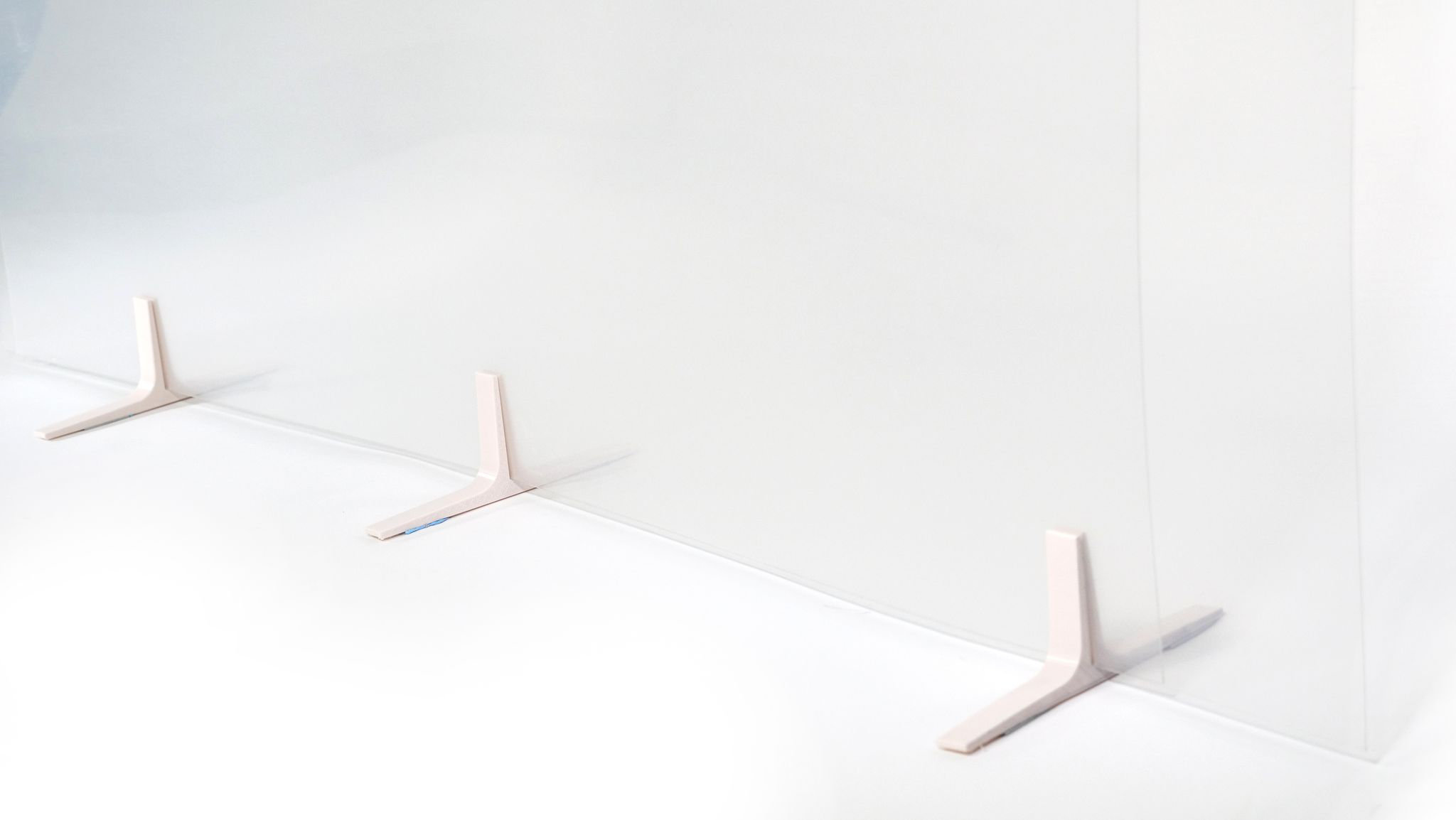 UP DESK SHIELD Crystal Petg Plastic Transparent Sneeze Guard Desk ...