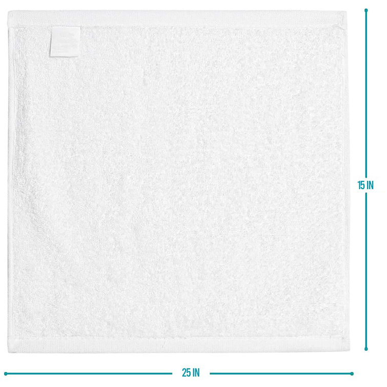 Eider & Ivory™ Basic Economy White Hand Towel 15x25 Inches - Wayfair Canada