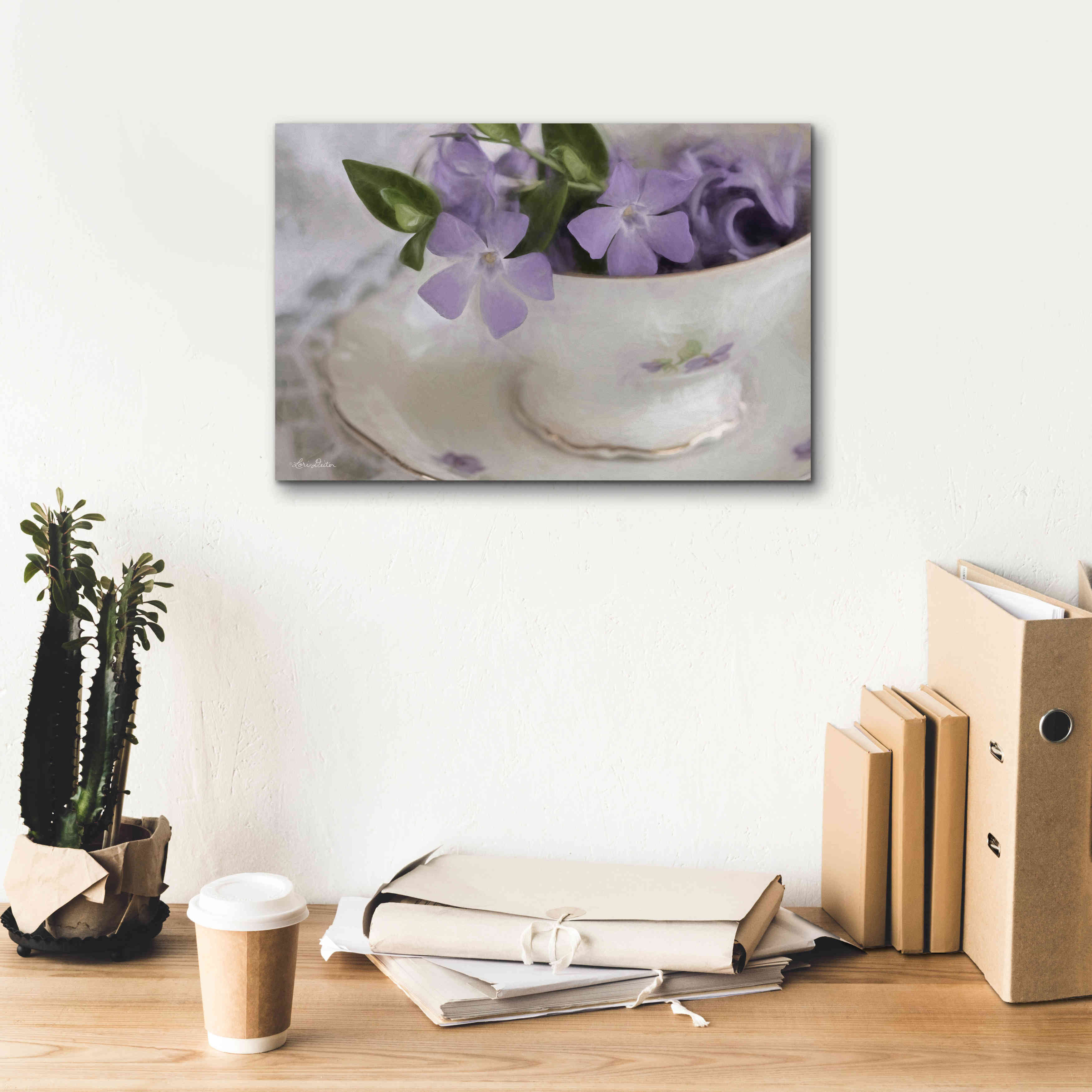 Latitude Run® Epic Graffiti 'Violet Teacup I' By Lori Deiter, Ca Violet ...