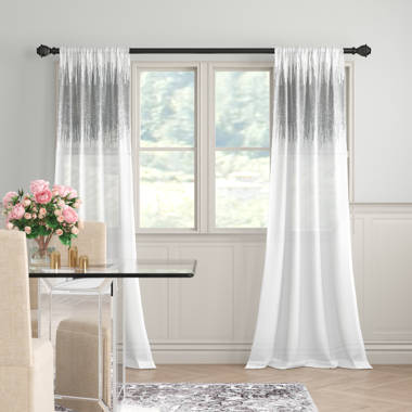Ambesonne Polyester Semi-Sheer Curtain Pair | Wayfair