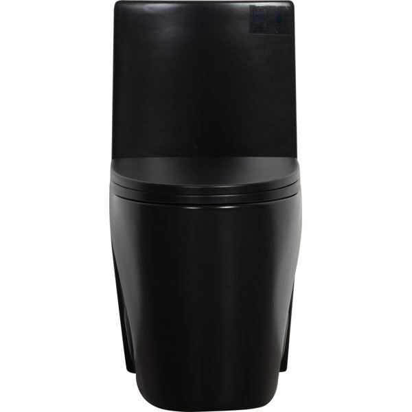 Taroo Clocks Dual-Flush One Piece Toilet 1.1/1.60 GPF, Water-Saving ...