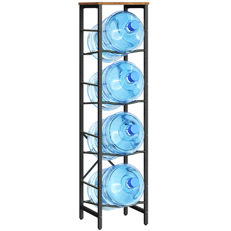 17 Stories 4 Tier 5 Gallon Water Jug Rack | Wayfair