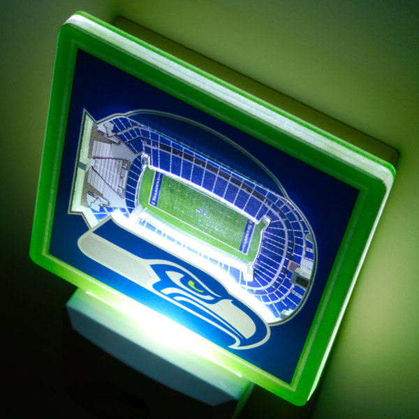 YouTheFan NFL Seattle Seahawks Stadium View Night Light | Wayfair
