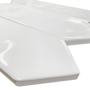 Giorbello Glazed Ceramic Picket Subway Tile 3" x 12"- Glossy | Wayfair