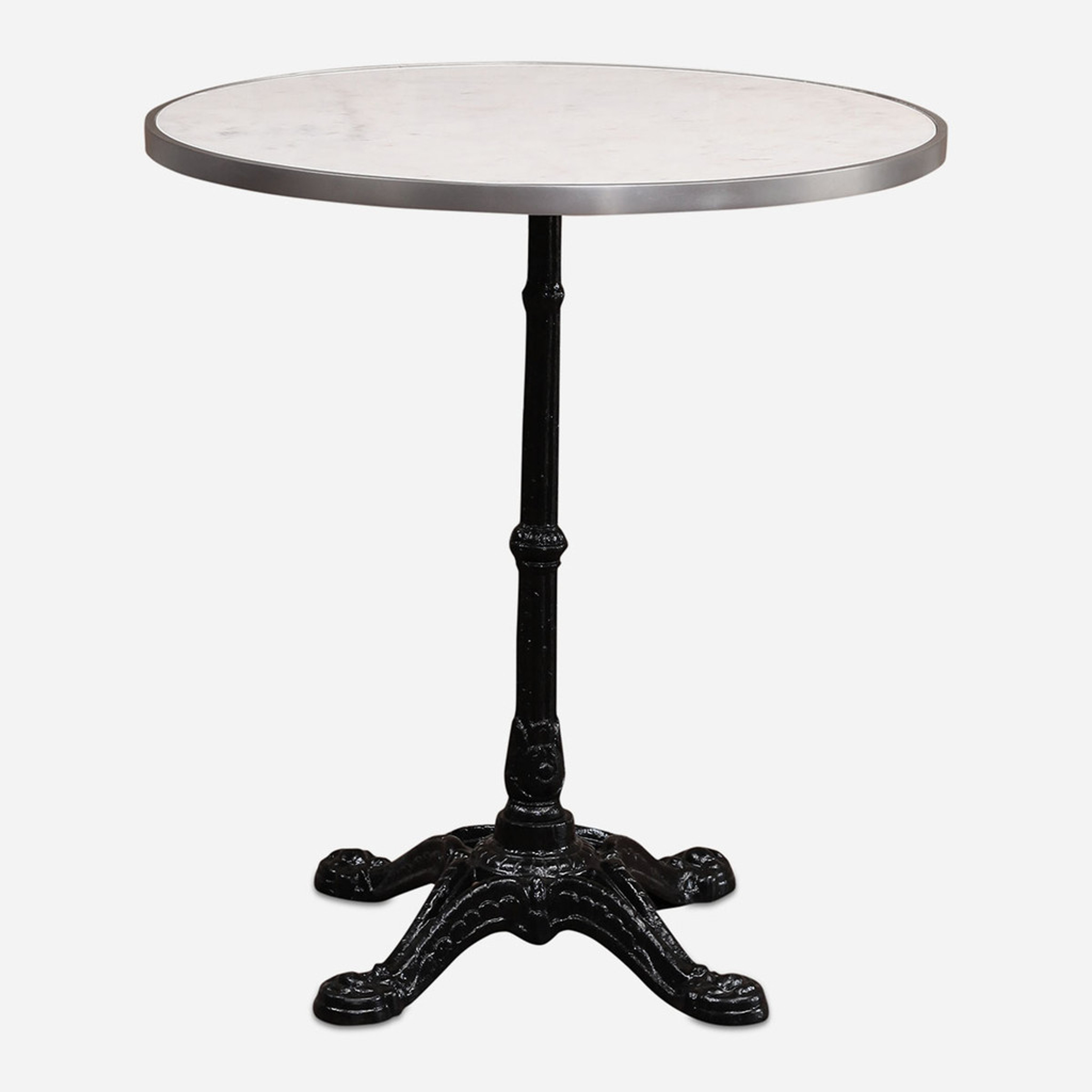 Bobo Intriguing Objects Parisian Bistro Table W/ Round Marble Top ...