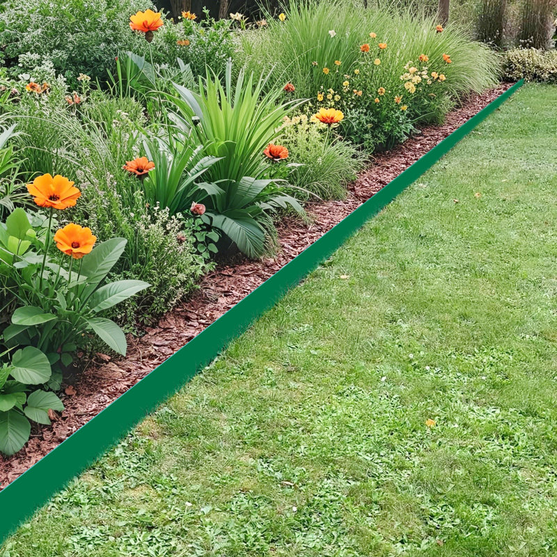 Dovelina Steel Garden Edging Landscape Edging Set of 2 | Wayfair