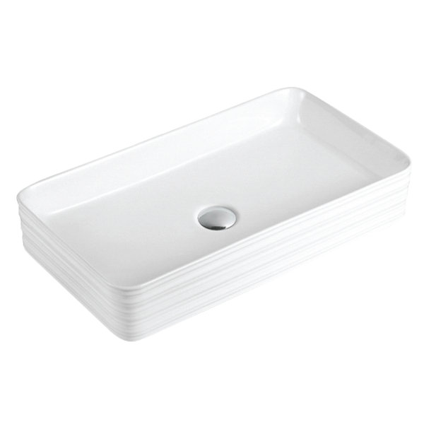 Karran Valera Lavabo de salle de bain vasque rectangulaire en ...