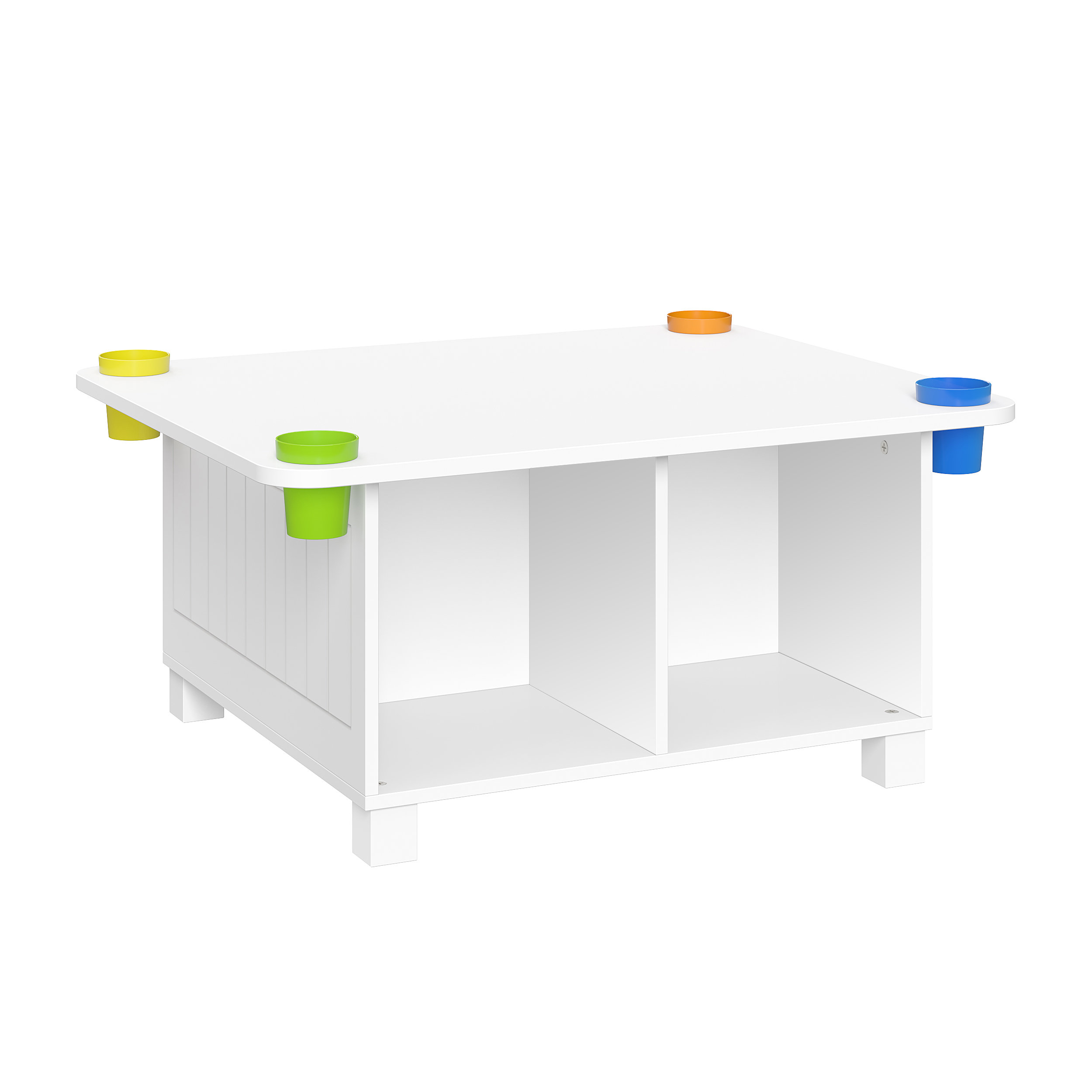 RiverRidge Home Riverridge Kids Desk And Art Activity Table With 4 ...