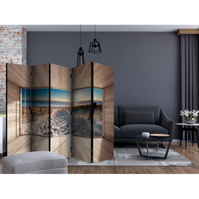 Highland Dunes Germany 5 Panel Room Divider | Wayfair.co.uk
