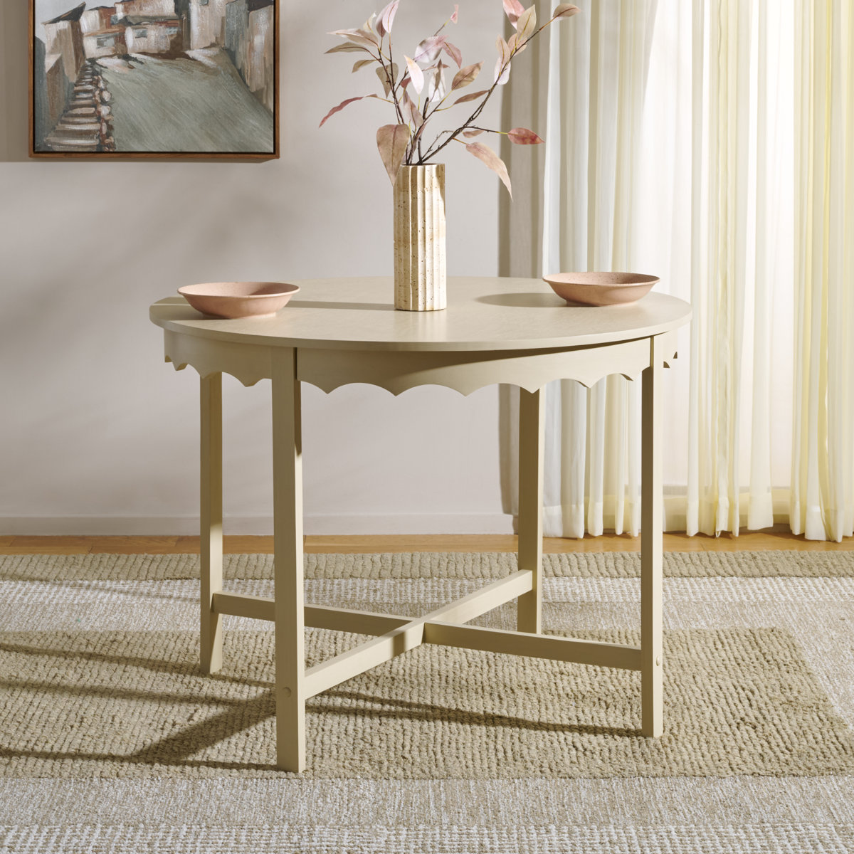 Birch Lane™ Catana Round Dining Table & Reviews | Birch Lane