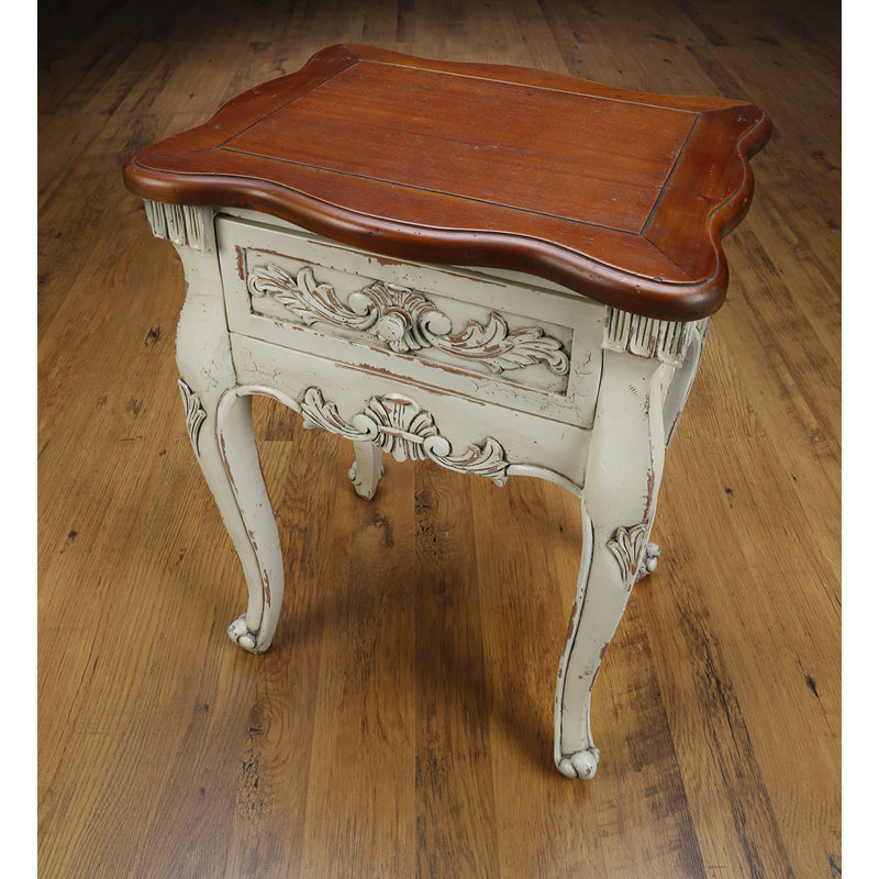 AA Importing Cynthia End Table with Storage | Wayfair