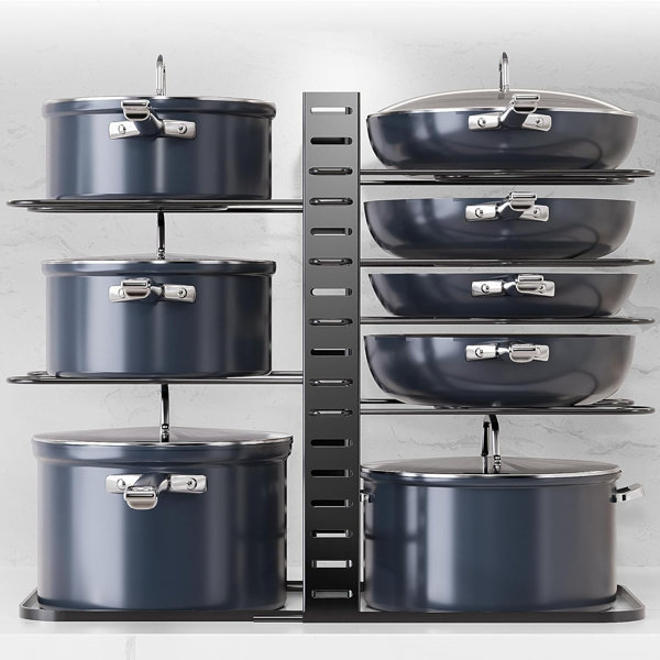 Prep & Savour Metal Rectangle Freestanding Pot Rack - Wayfair Canada